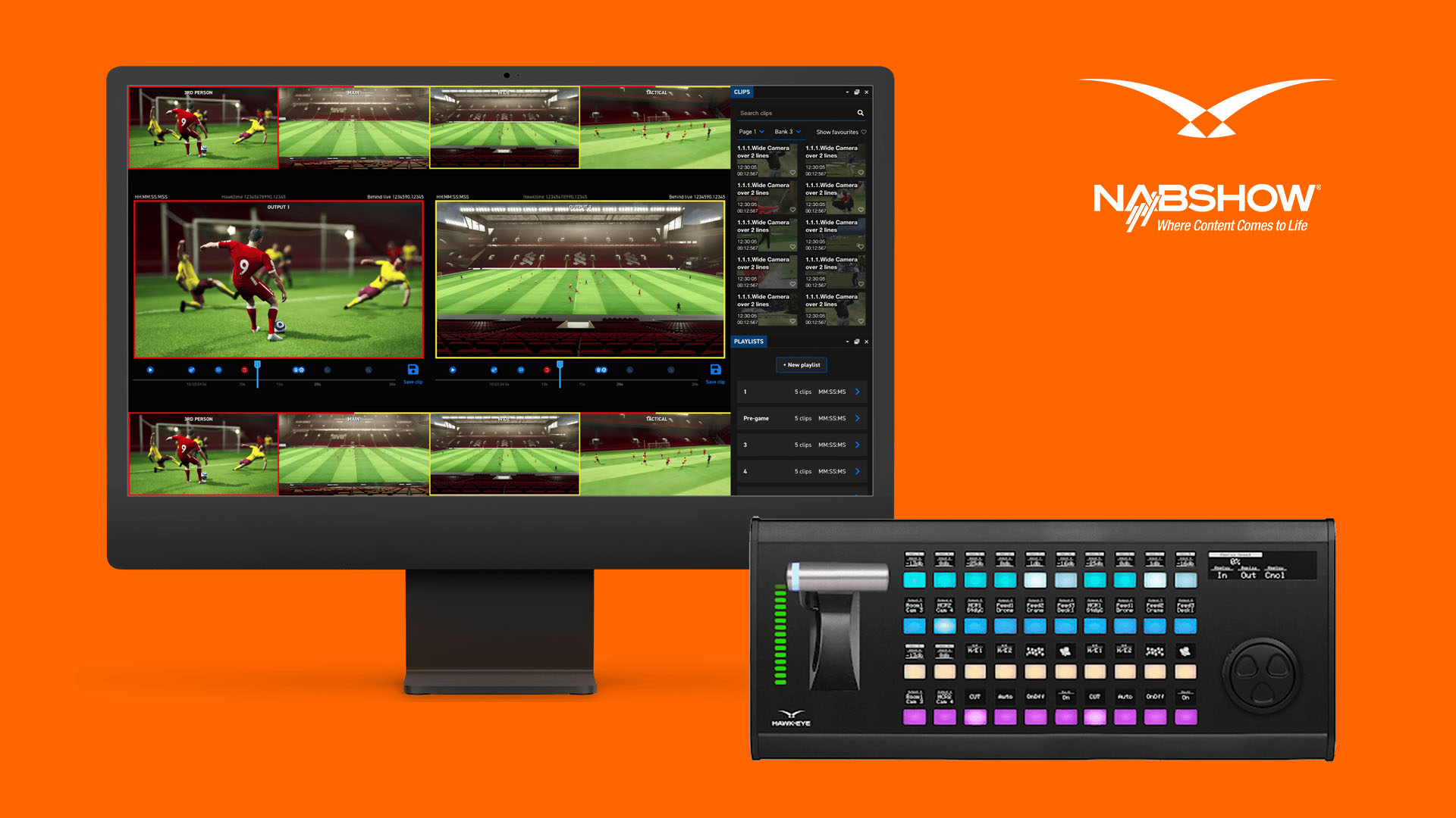 Hawk-Eye Launches Game-Changing Broadcast Replay Solution Exclusively at NAB 2022